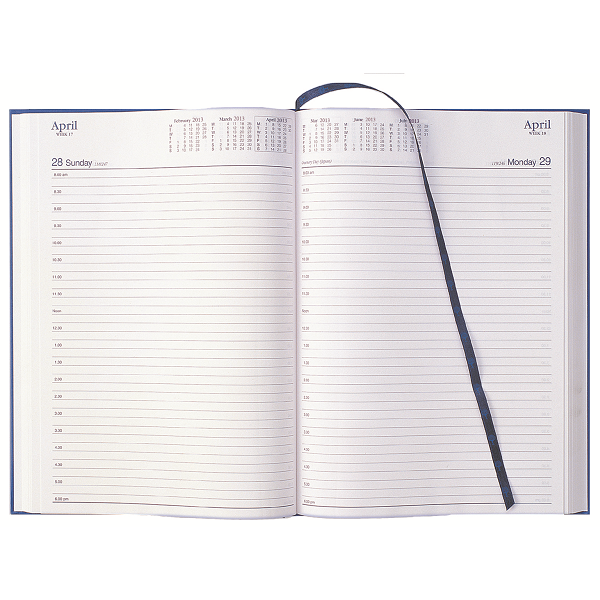 Collins Kingsgrove A4 Day to Page Diary 141.P59 Blue