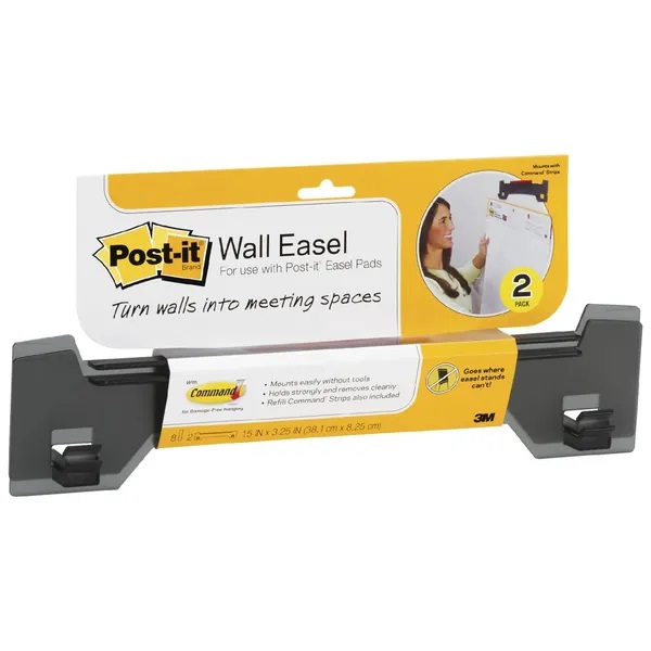 Post-it® EH559-2PK Easel Pad Wall Hangers, Pack 2