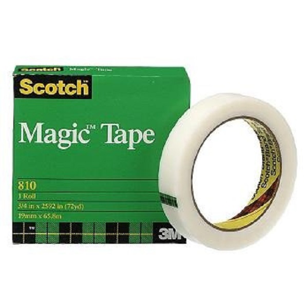 Scotch® 810 Magic™ Tape 19mm x 65.8m Roll 70012802206