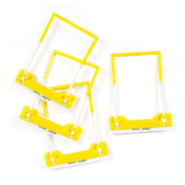AVERY Tubeclip® File Fasteners Yellow, Box 500 44001
