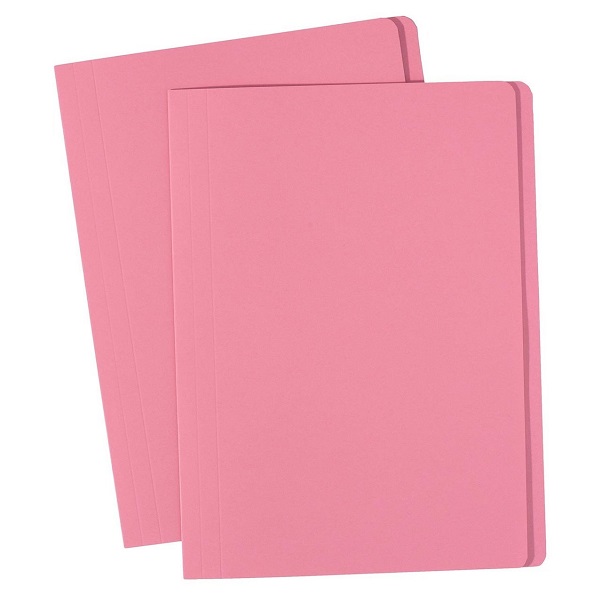 AVERY® 81552 Manilla Folders Foolscap Pink, Box 100