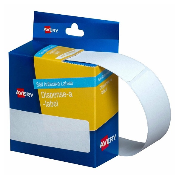 Avery DMR10124W Self Adhesive Dispenser Labels 101 x 24mm Rectangle ...
