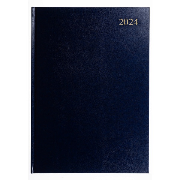 Essential A4 Day to Page Diary Blue ESSA41.60