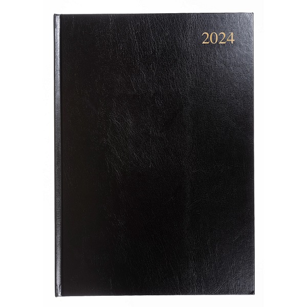 Essential A4 Day to Page Diary Black ESSA41.99