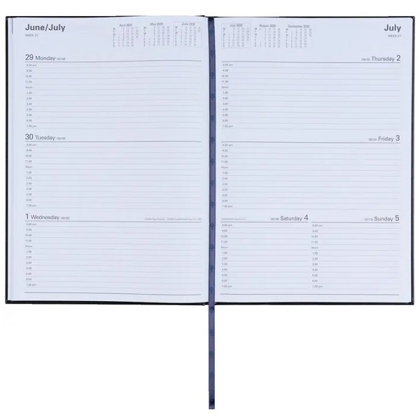 Collins A4 Week to Opening Financial Year Diary Black 34M4.P99