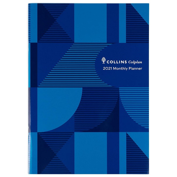 Collins COLPLAN A4 One Month to View Planner Diary 51.C57 Geo Blue
