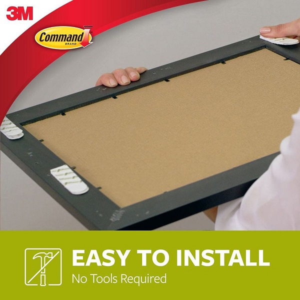 Command 17203 Small & Medium Adhesive Picture Hanging Strips Combo ...