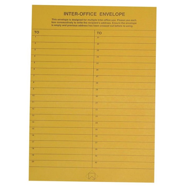 CUMBERLAND Envelope 324 x 229mm C4 Gold Heavyweight InterOffice 612429