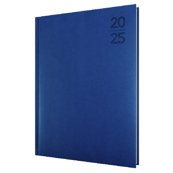 DEBDEN Silhouette A5 Day to Page Diary Navy Blue S5100.P59