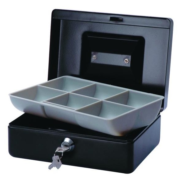 Esselte Concord No.8 Classic Cash Box Black 375086