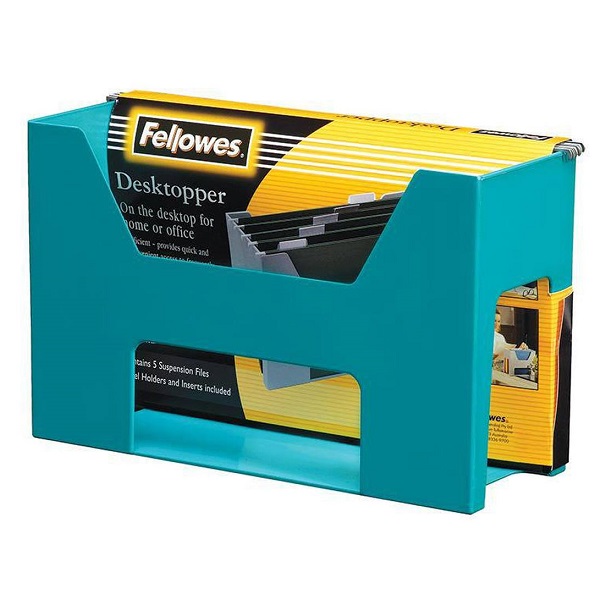 Fellowes® Desktopper Suspension File Organiser Teal 0154301