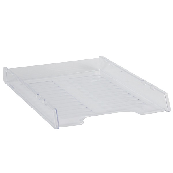 ITALPLAST Slimline MultiFit A4 Document Tray Clear I65CLR