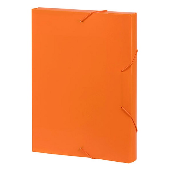 MARBIG 2019906 Polypropylene Document Box File A4 Orange