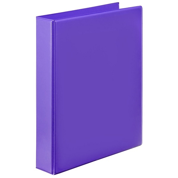MARBIG Clearview 38mm 2D Ring Insert Binder A4 Purple 5412019