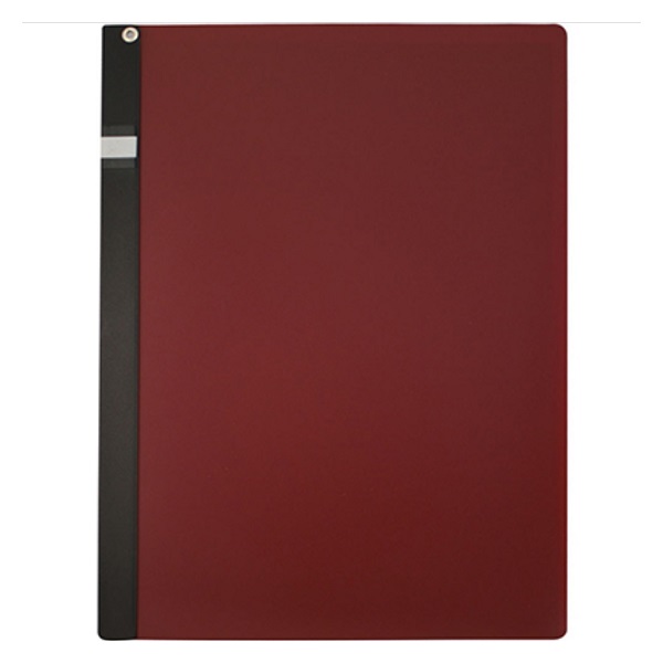 MARBIG Spine Clamp File A4 Maroon 2003003