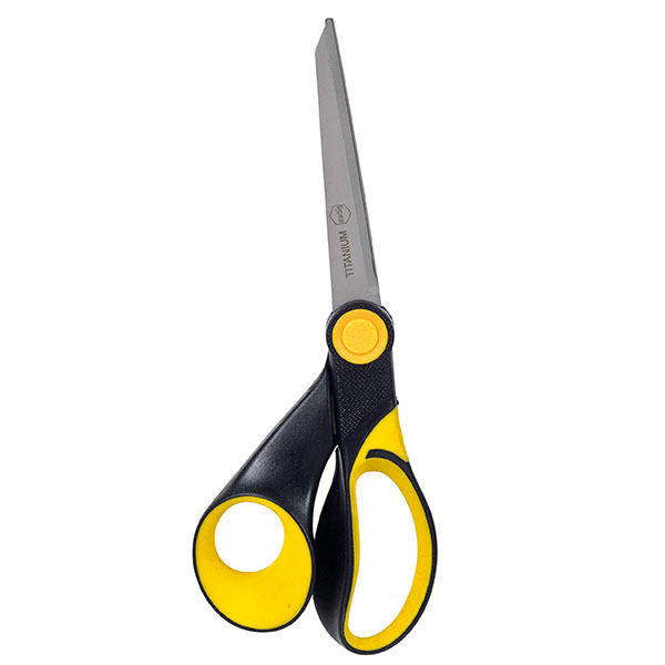 MARBIG Pro Series Titanium Scissors 215mm Black/Yellow Grip 975452