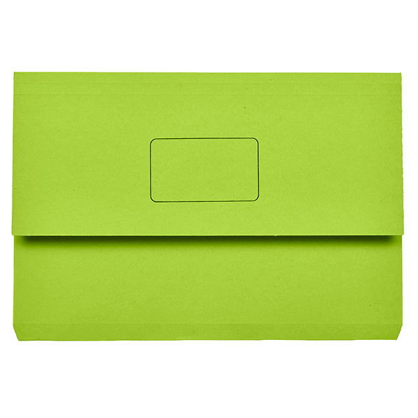 MARBIG Slimpick® Document Wallets Foolscap Green 4004004