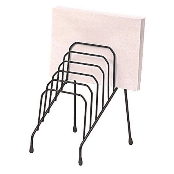 MARBIG Metal Step File Organiser Small Black 87301