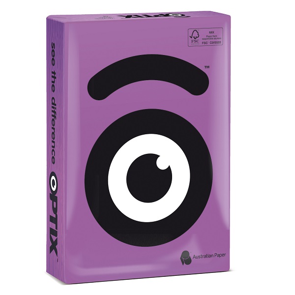 Optix™ A4 Copy Paper 80gsm Juni Purple 193481