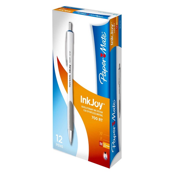 PAPERMATE™ InkJoy 700 RT Retractable Ballpoint Pens Medium Blue, Box 12
