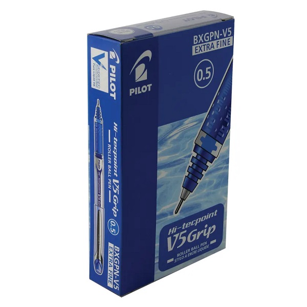 PILOT BXGPN-V5 Hi-Tecpoint V5 Grip Liquid Ink Rollerball Extra Fine 0 ...