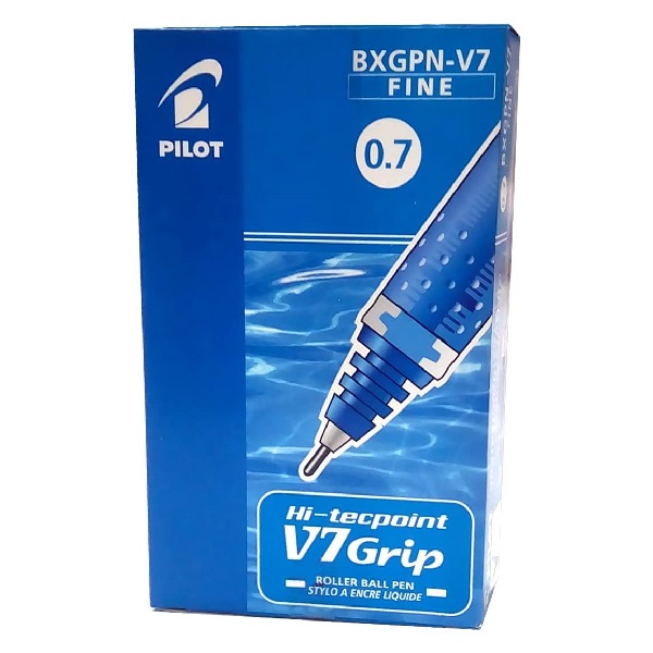 PILOT BXGPN-V7 Hi-Tecpoint V7 Grip Liquid Ink Rollerball Fine 0.7mm ...