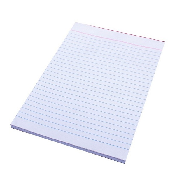 Quill Office Pads A5 Ruled 50gsm 90 Leaf White 01820