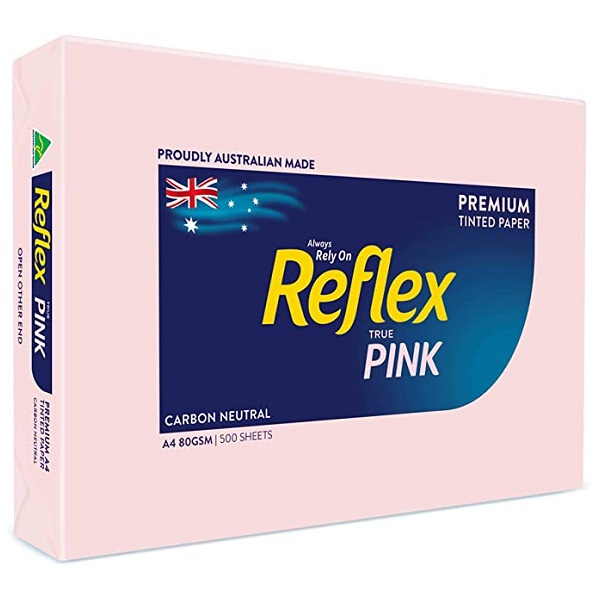 REFLEX Colours A4 Copy Paper 80gsm Pink 134468