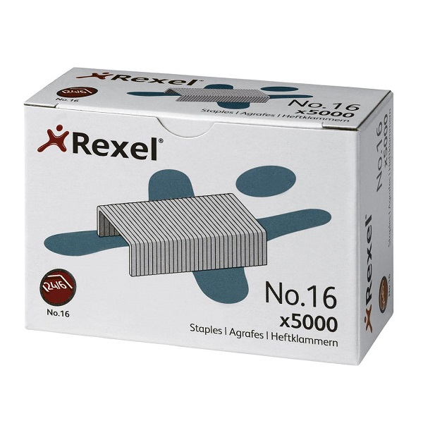 REXEL No.16 Staples 24/6. Box 5000 R06010