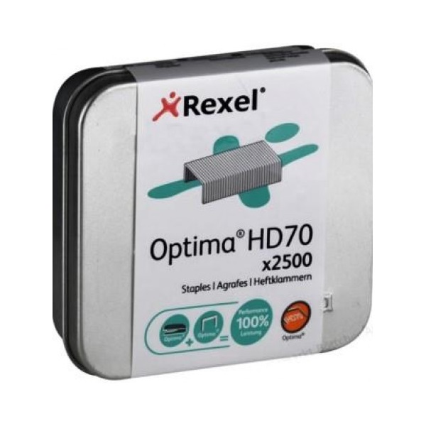 REXEL Optima® HD70 Staples, Box 2500 2102497