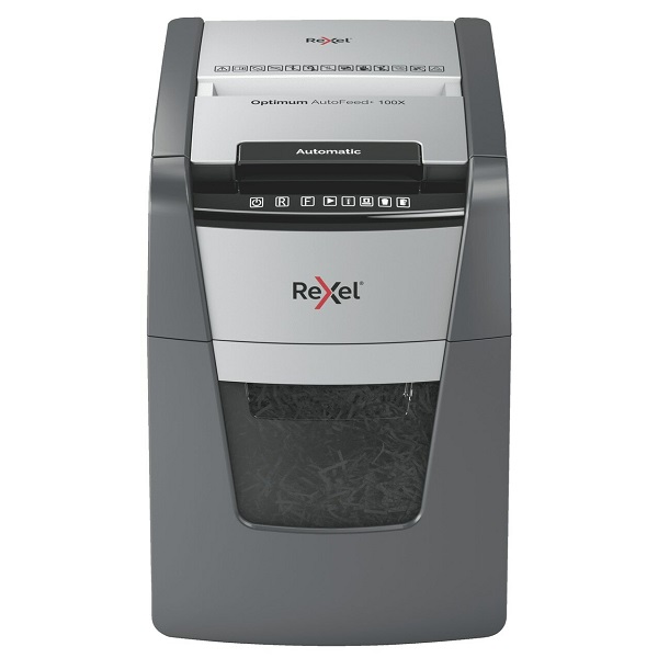 REXEL Optimum AutoFeed+ 100X Cross-Cut Shredder 2020100XAU