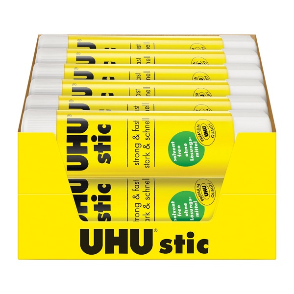 UHU™ Stic Glue Sticks 40g Large, Pack 12