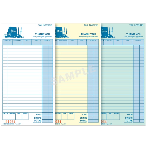 The Office Guys :: Restaurant Docket Books