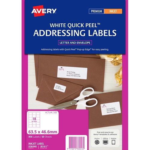 The Office Guys :: AVERY® Inkjet Mailing Labels