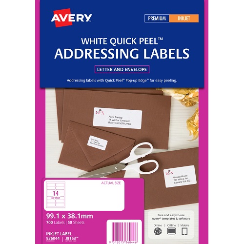 The Office Guys :: AVERY® Inkjet Mailing Labels