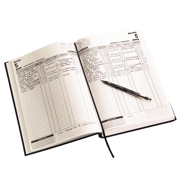 Zions Table Bookings Diary TBD