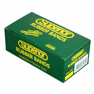 100g Rubber Bands Assorted Sizes & Colours