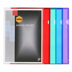 MARBIG 2004301 Ultra Letter Files A4 Blue, Box 100