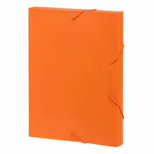 MARBIG 2019906 Polypropylene Document Box File A4 Orange