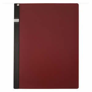 MARBIG Spine Clamp File A4 Maroon 2003003