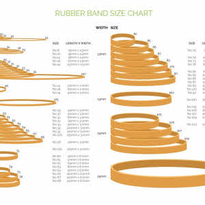 The Office Guys :: 500g Rubber Bands 500 gram