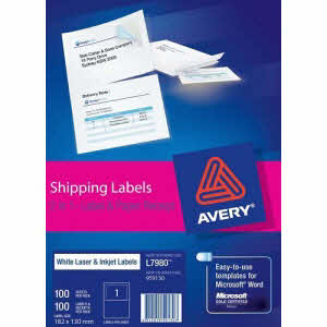 The Office Guys :; AVERY® Half Label Half Delivery Note Shipping Labels