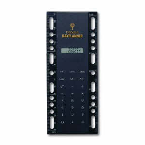 Debden DayPlanner Personal Size Calculator Ruler PR2018