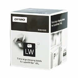 DYMO® XL High Capacity Large Shipping Labels 104 x 159mm Paper White ...